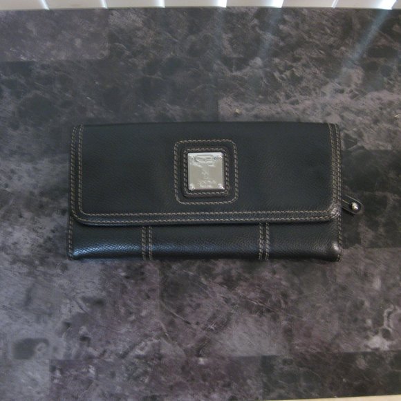 Tignanello | Bags | Nwot Tignanello Black Leather Wallet | Poshmark
